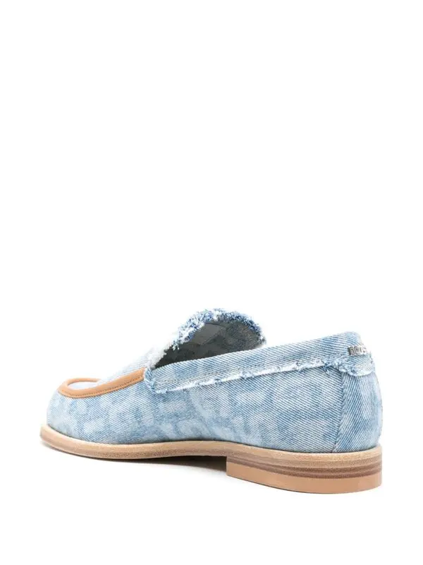 Gcds Monogram Denim Loafers