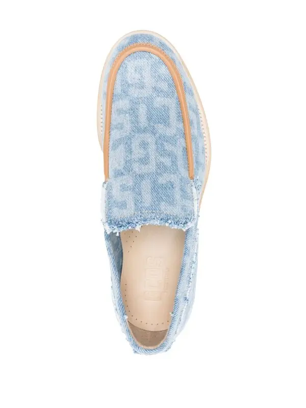 Gcds Monogram Denim Loafers