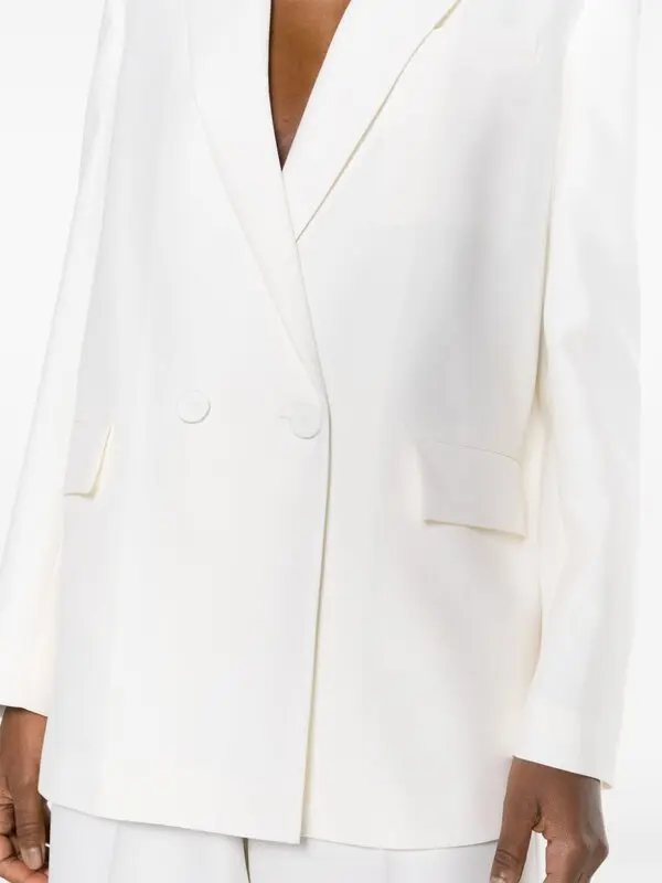 Fabiana Filippi Peak-lapels Double-breasted Blazer - White