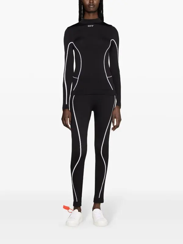 Off-White Logo-jacquard Top
