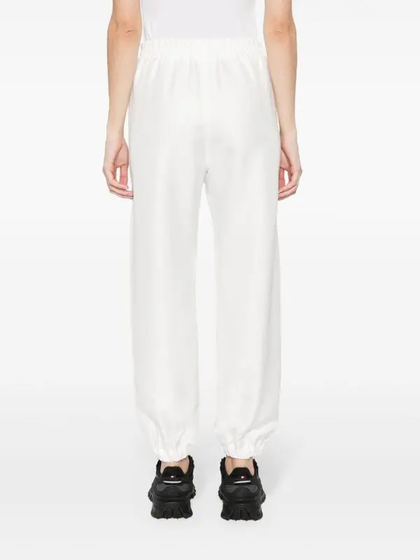 Moncler Logo-embroidered Track Pants - Neutrals