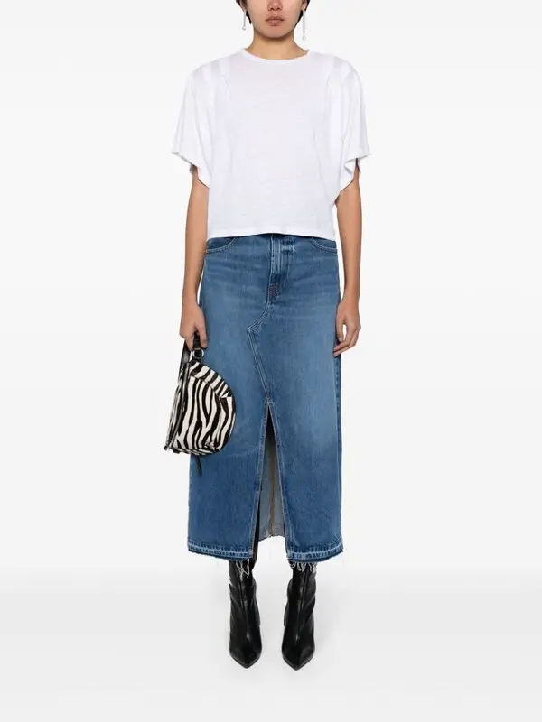 MARANT ETOILE Kyanza Linen T-shirt - White