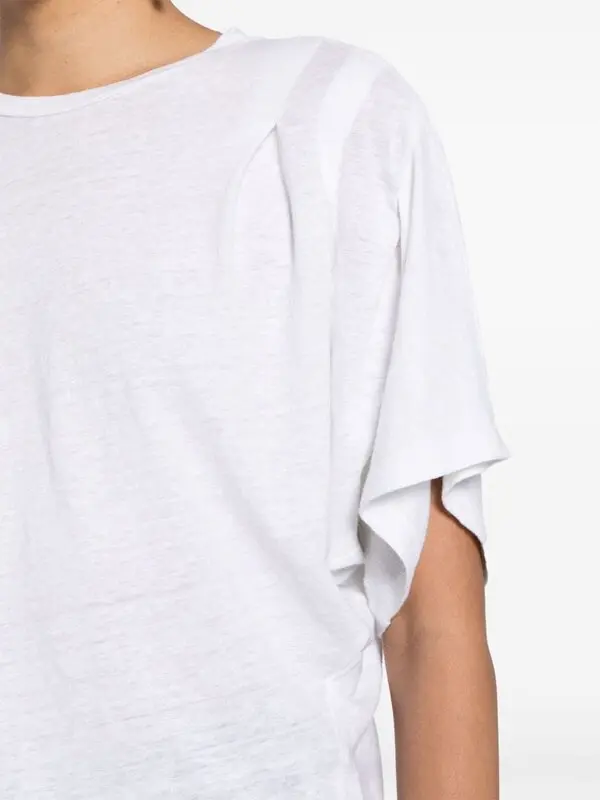 MARANT ETOILE Kyanza Linen T-shirt - White
