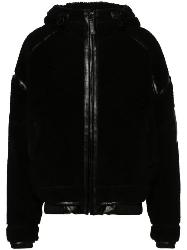 JUUN.J Faux-shearling Hooded Jacket