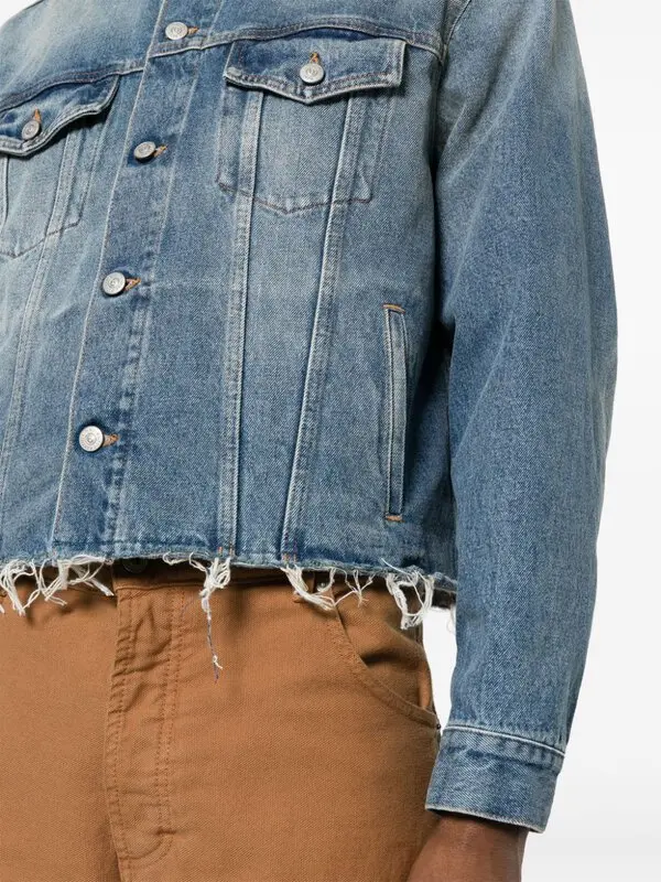 MAISON MARGIELA Raw-cut Denim Jacket