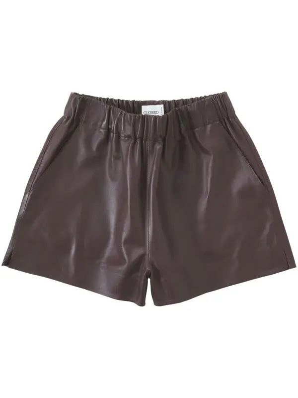 Closed Lambskin Shorts