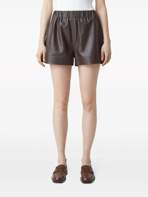 Closed Lambskin Shorts