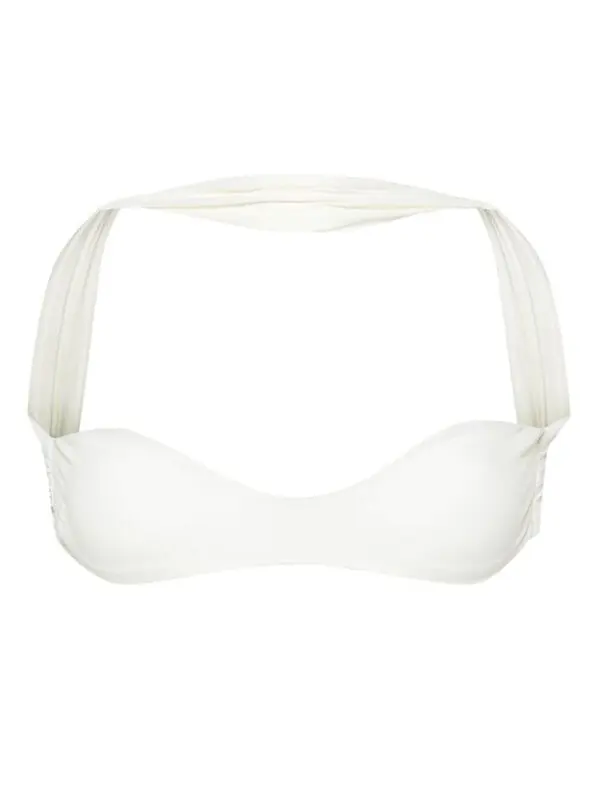 Gcds Couture Strapless Bikini Top - White