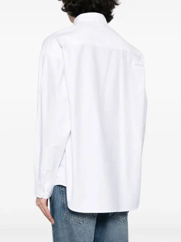 AAPE BY *A BATHING APE Logo-embroidered Cotton Shirt