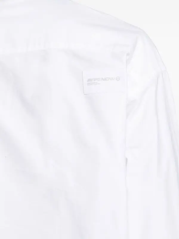 AAPE BY *A BATHING APE Logo-embroidered Cotton Shirt