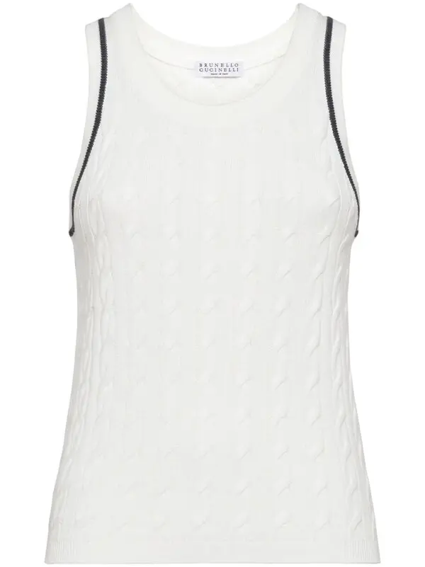 Brunello Cucinelli Cable-knit Top