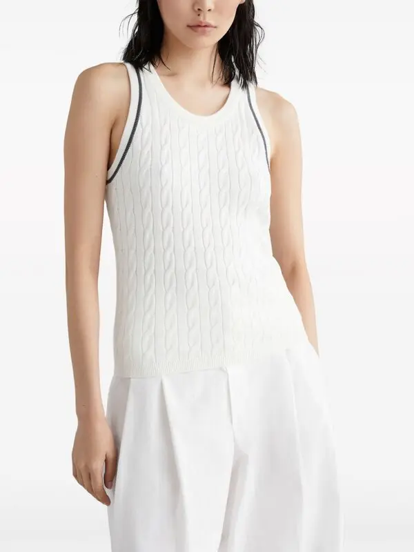 Brunello Cucinelli Cable-knit Top