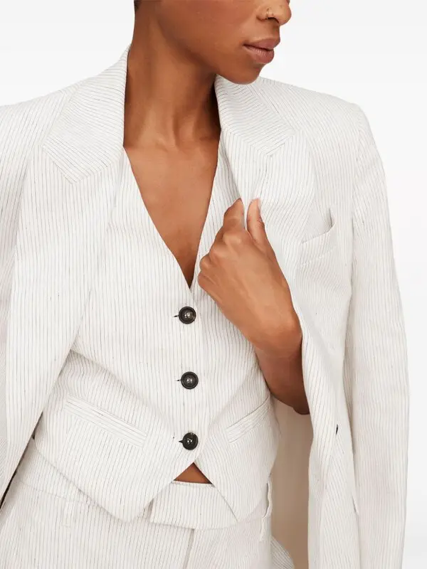 Brunello Cucinelli Pinstripe Waistcoat