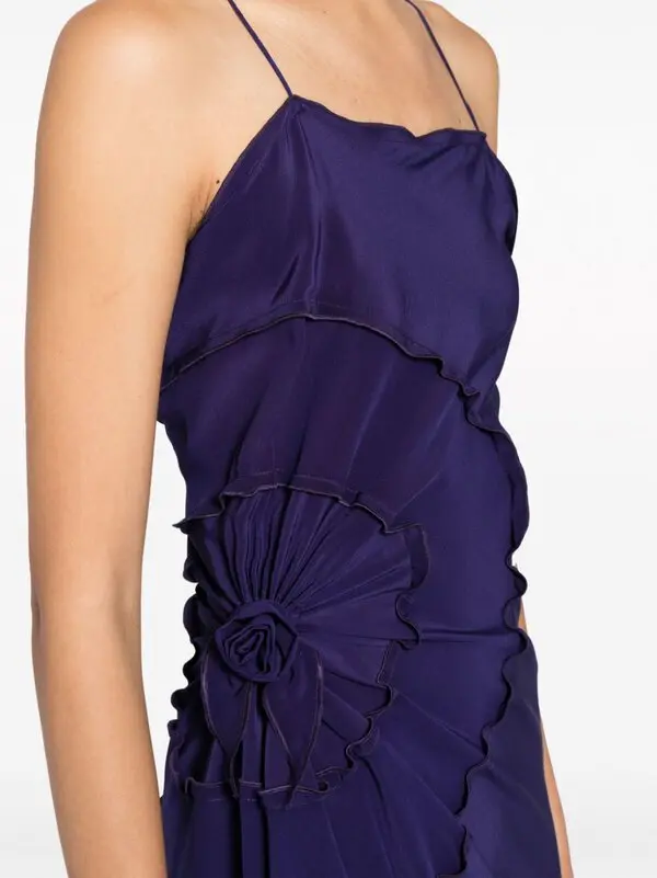Victoria Beckham Asymmetric Silk Dress