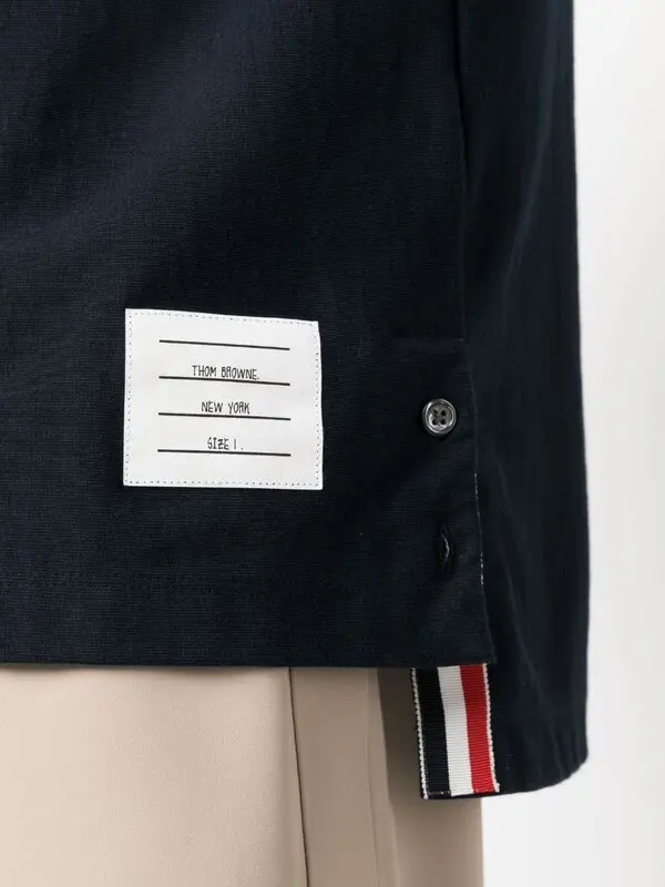 Thom Browne Rwb Stripe Cotton T-shirt - Blue