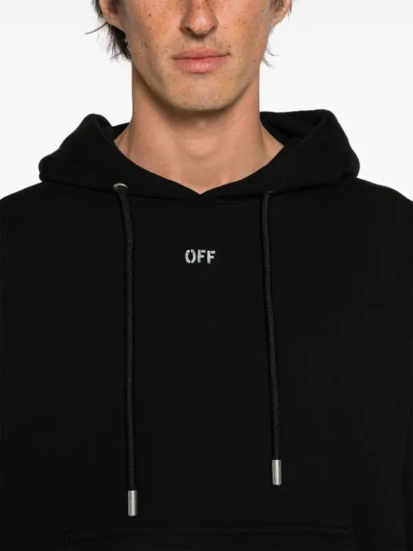 Off-White Organic Cotton Hoodie