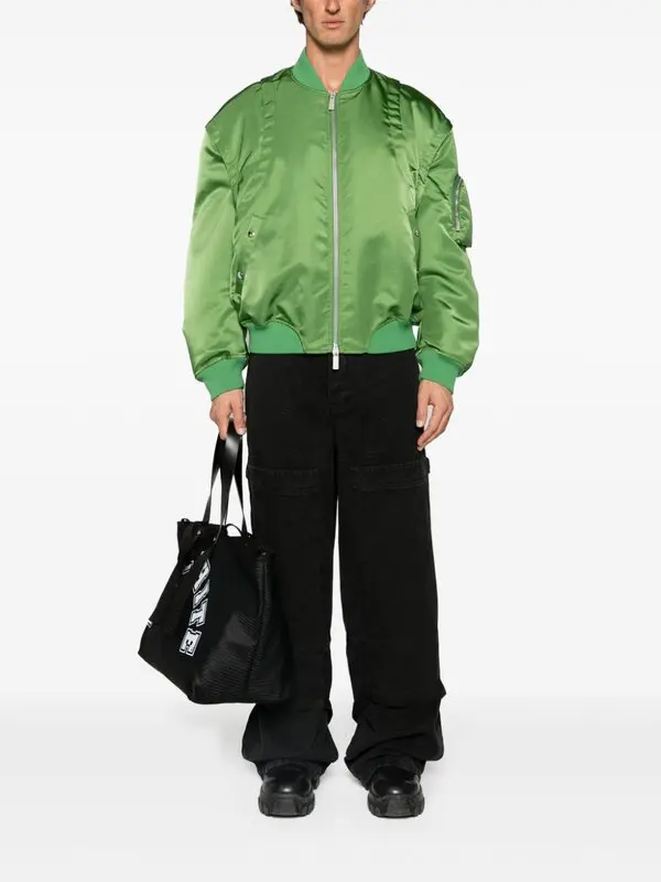 Off-White Detachable-sleeves Bomber Jacket