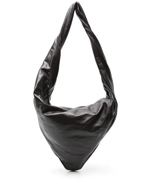 LEMAIRE Scarf Leather Crossbody Bag - Purple