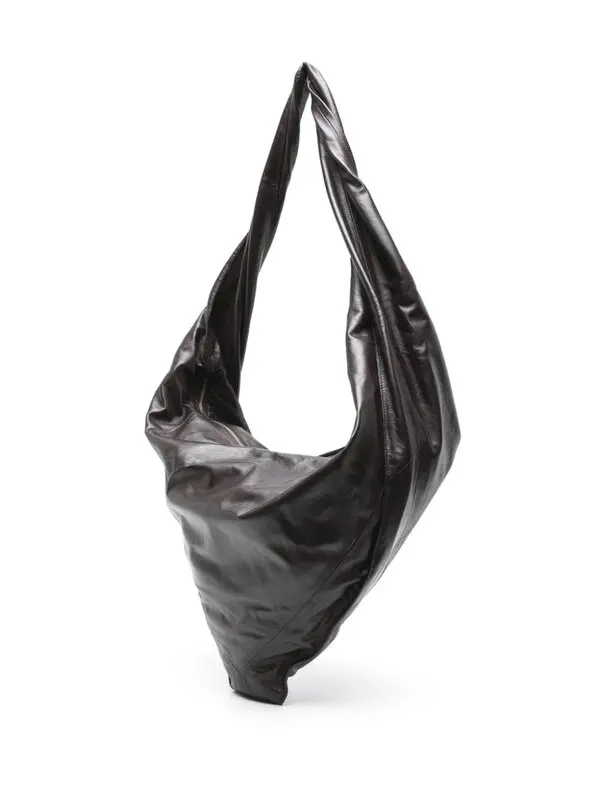 LEMAIRE Scarf Leather Crossbody Bag - Purple
