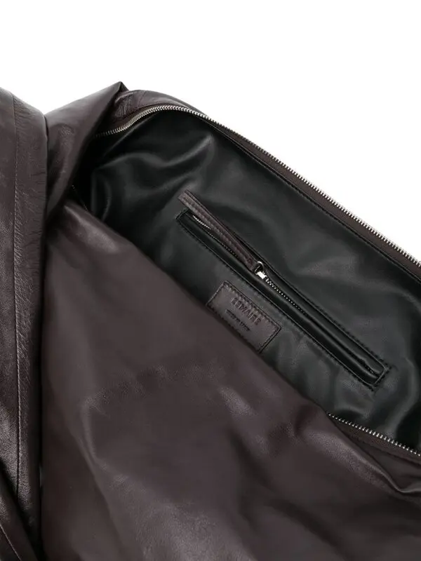 LEMAIRE Scarf Leather Crossbody Bag - Purple