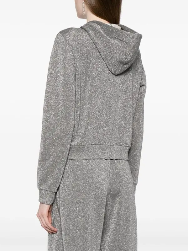 JNBY Glittered Zip-front Hoodie