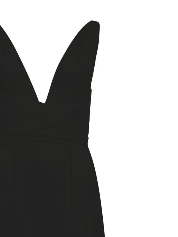Azeeza Cirrus V-neck Gown - Black