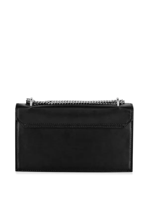 Philipp Plein Small Leather Shoulder Bag With Embellished Claws