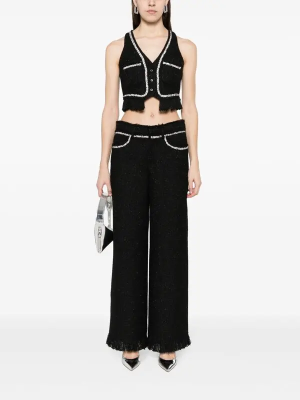 Giuseppe Di Morabito Rhinestone-embellished Bouclé Vest