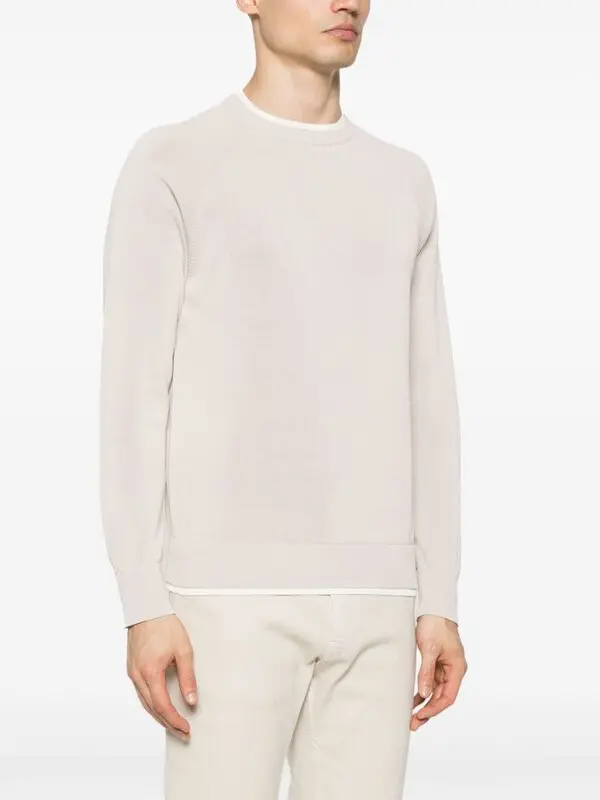 Eleventy Layered Ribbed Jumper