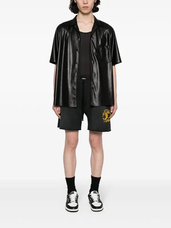 Amiri Logo-print Cotton Shorts