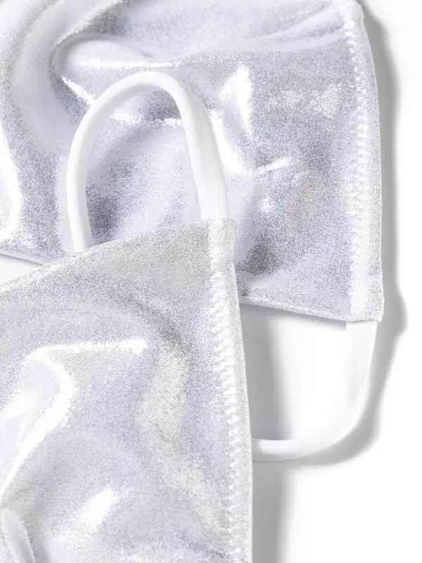 Dsquared2 Metallic Halterneck Bikini Top