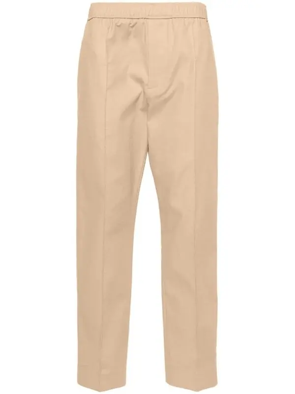 LANVIN Mid-rise Straight-leg Trousers - Neutrals
