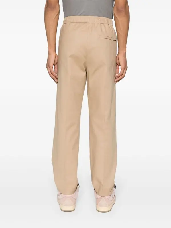 LANVIN Mid-rise Straight-leg Trousers - Neutrals
