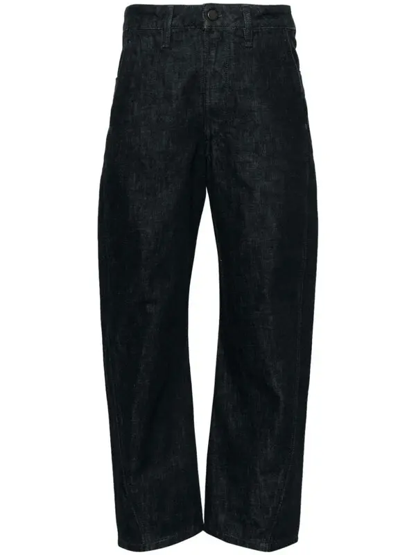 LEMAIRE Twisted High-rise Cropped Jeans - Blue