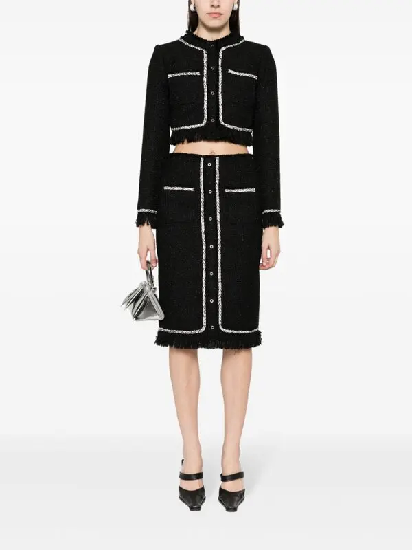 Giuseppe Di Morabito Rhinestone-embellished Midi Skirt