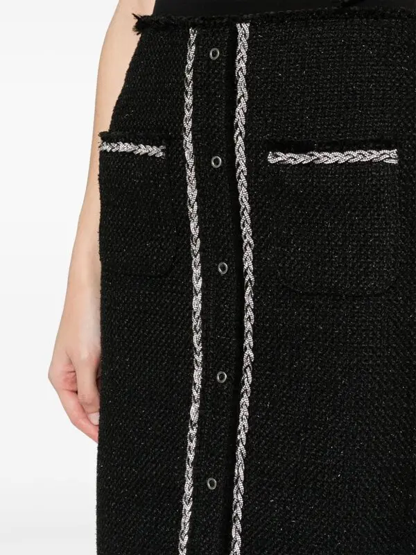 Giuseppe Di Morabito Rhinestone-embellished Midi Skirt
