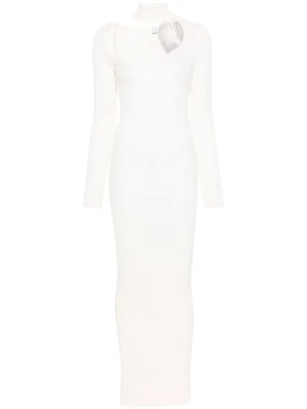 Giuseppe Di Morabito Crystal-embellished Knitted Dress