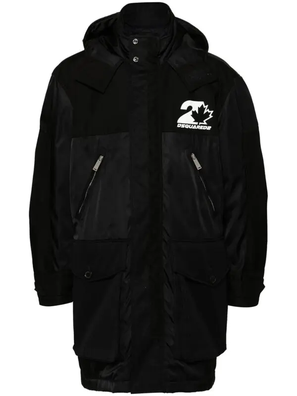 Dsquared2 D2 Leaf Hooded Parka
