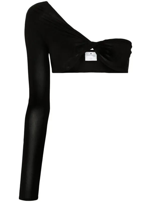 COURREGES Twist-detail One-shoulder Top