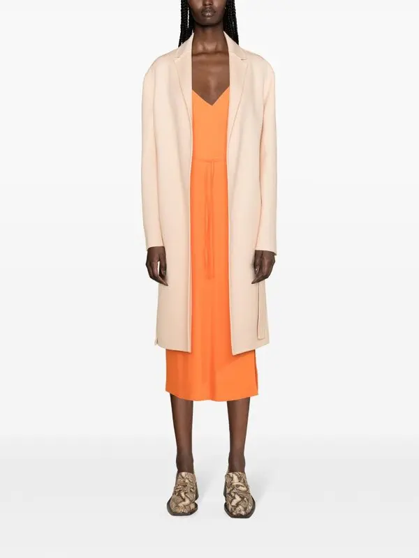 Fabiana Filippi Belted Virgin Wool Pea Coat