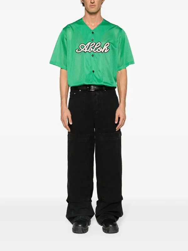 Off-White Baseball Mesh Jersey Shirt