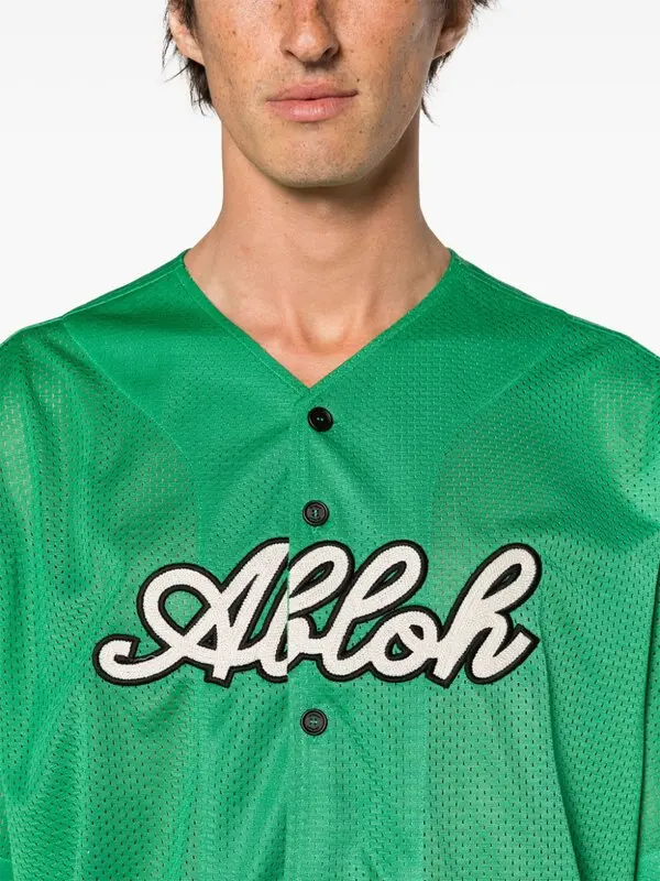 Off-White Baseball Mesh Jersey Shirt