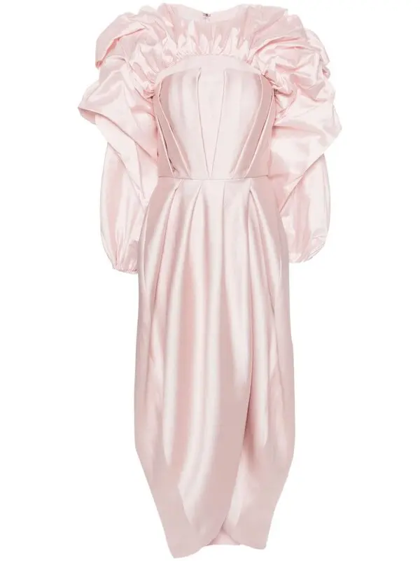 GABY CHARBACHY Detachable Layer Tulip Gown