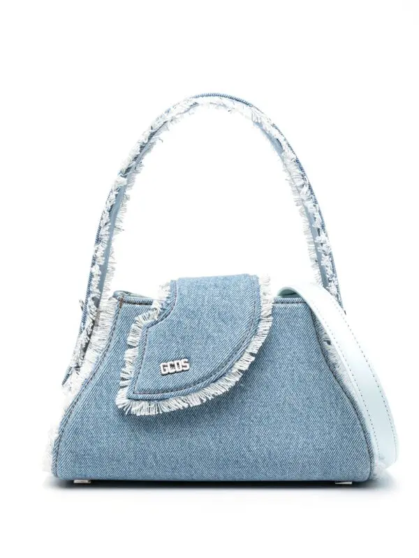 Gcds Comma Denim Bag - Blue