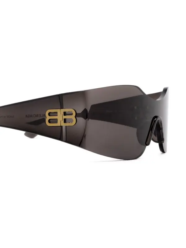 Balenciaga Hourglass Mask Sunglasses - Grey