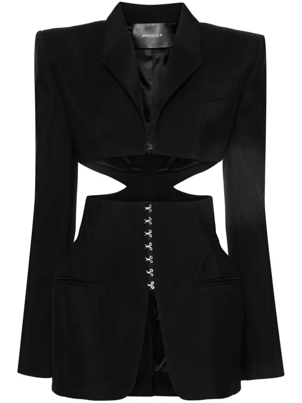 MUGLER Cut-out Blazer