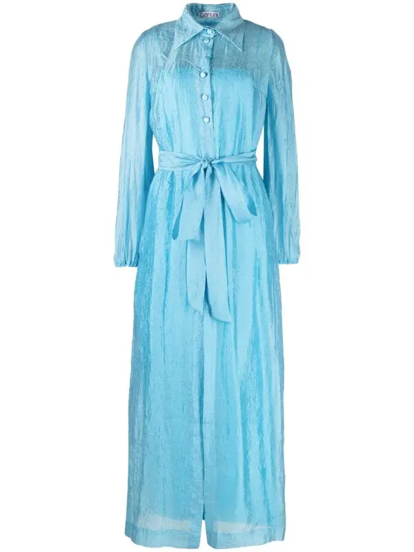 BARUNI Lobelia Organza Shirt Dress