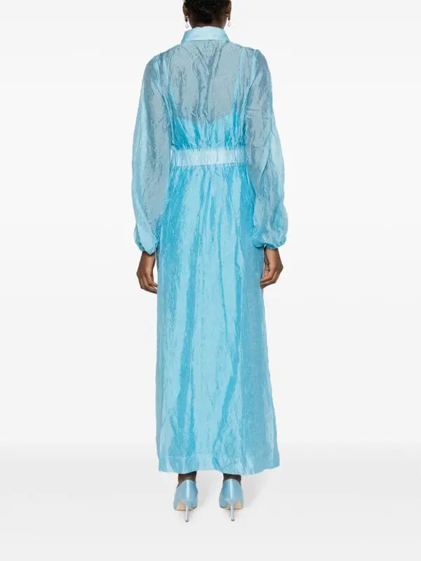 BARUNI Lobelia Organza Shirt Dress