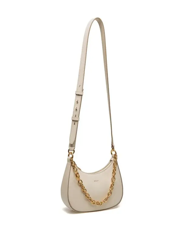 Bally Leather Crossbody Bag With Emblem Charm