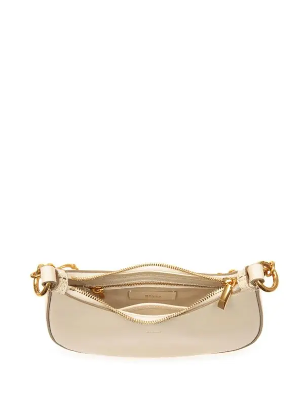 Bally Leather Crossbody Bag With Emblem Charm